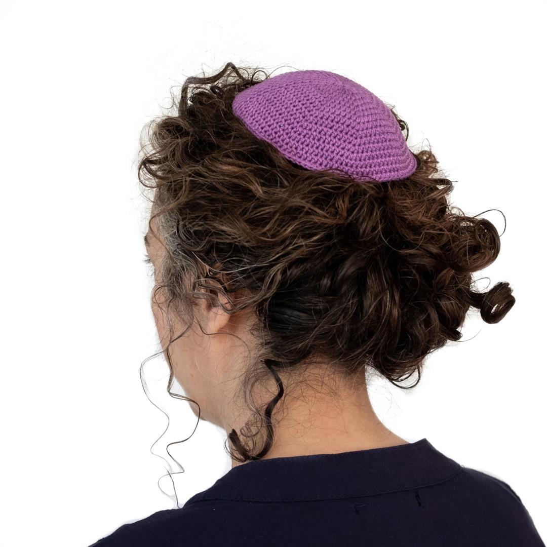 Yad LaKashish | Small Crocheted Kippah in Solid Color