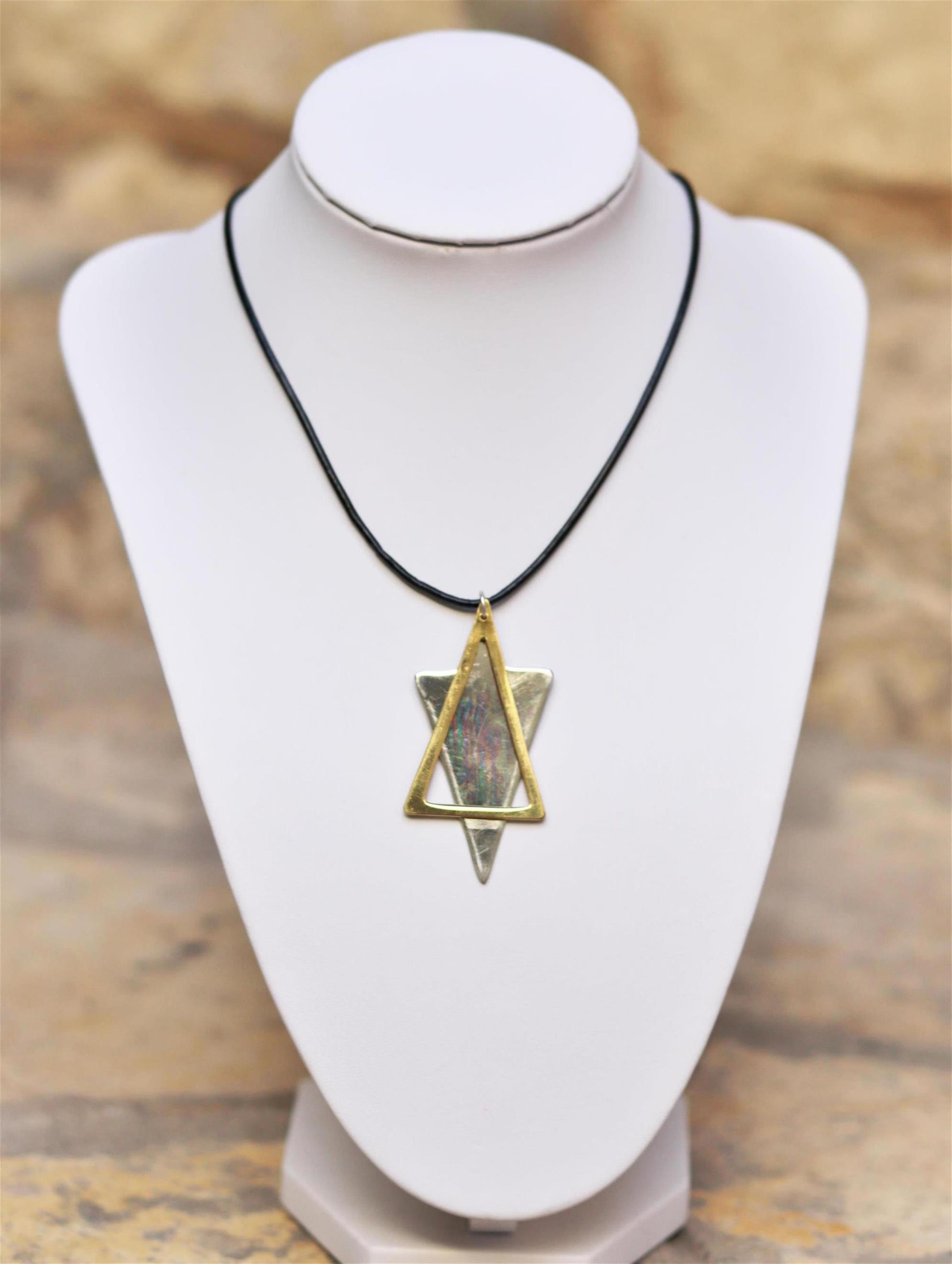 Yad LaKashish | Two-Tone Star of David Necklace