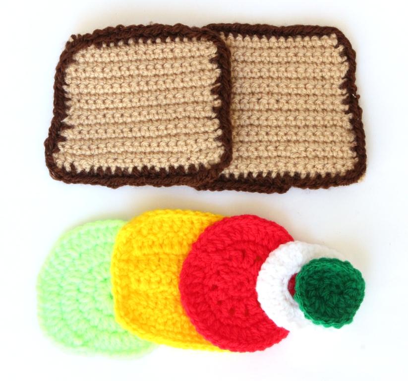 Yad LaKashish | Crocheted Cheese Sandwich